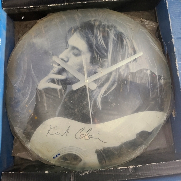 Wall Decor | Vintage Kurt Cobain Wall Clock | Poshmark